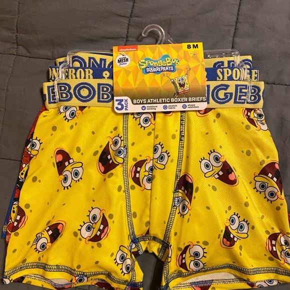 Nickelodeon | Accessories | New Spongebob Boys Boxer Briefs 3 Pack ...